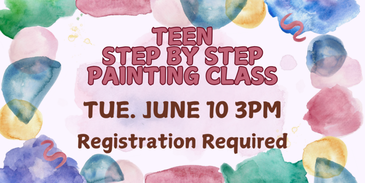 Teen: Step By Step Painting Class- Registration Required | Hoopla
