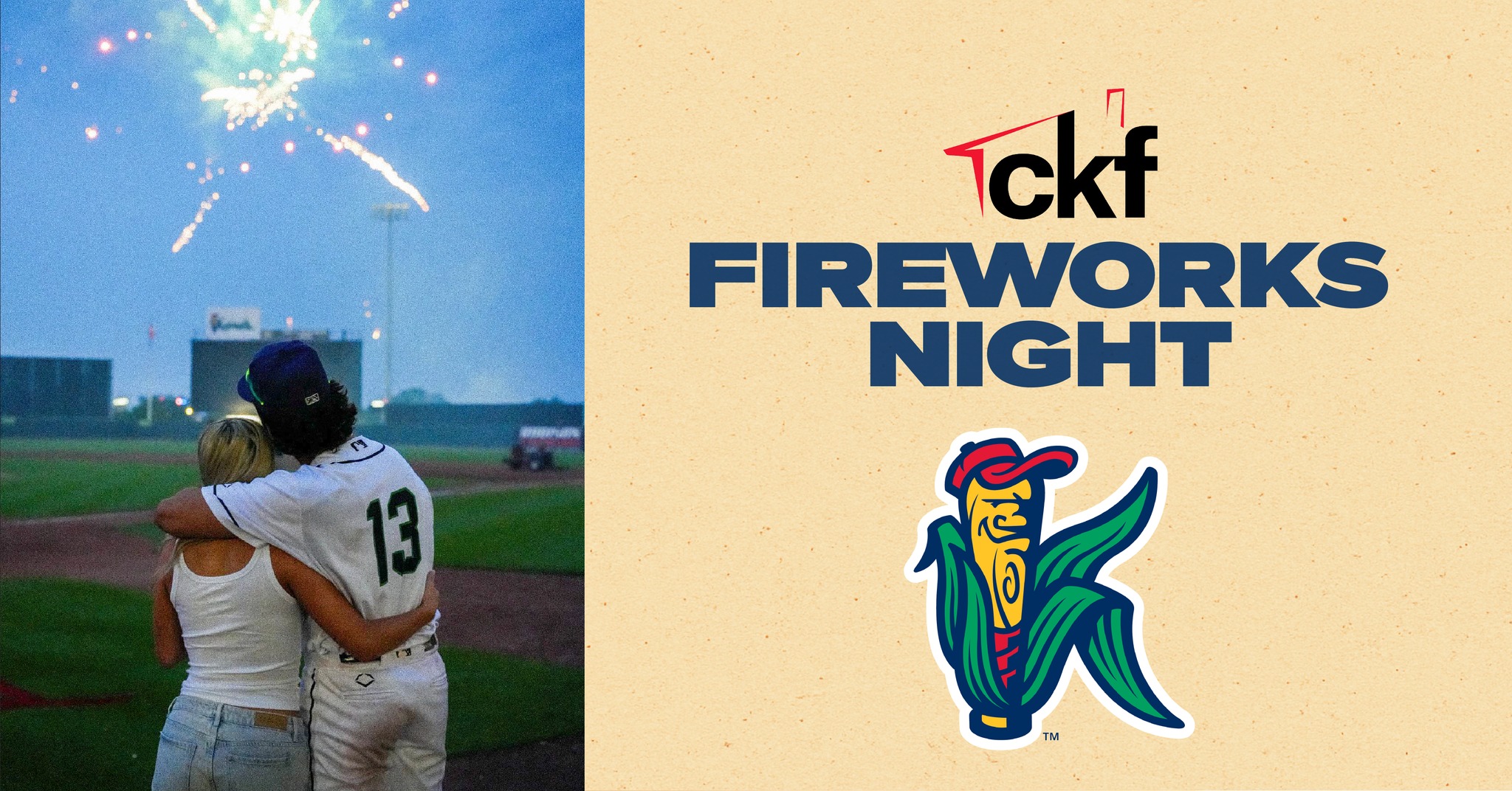 Cedar Rapids Kernels Home Game w/ post-game Fireworks | Hoopla