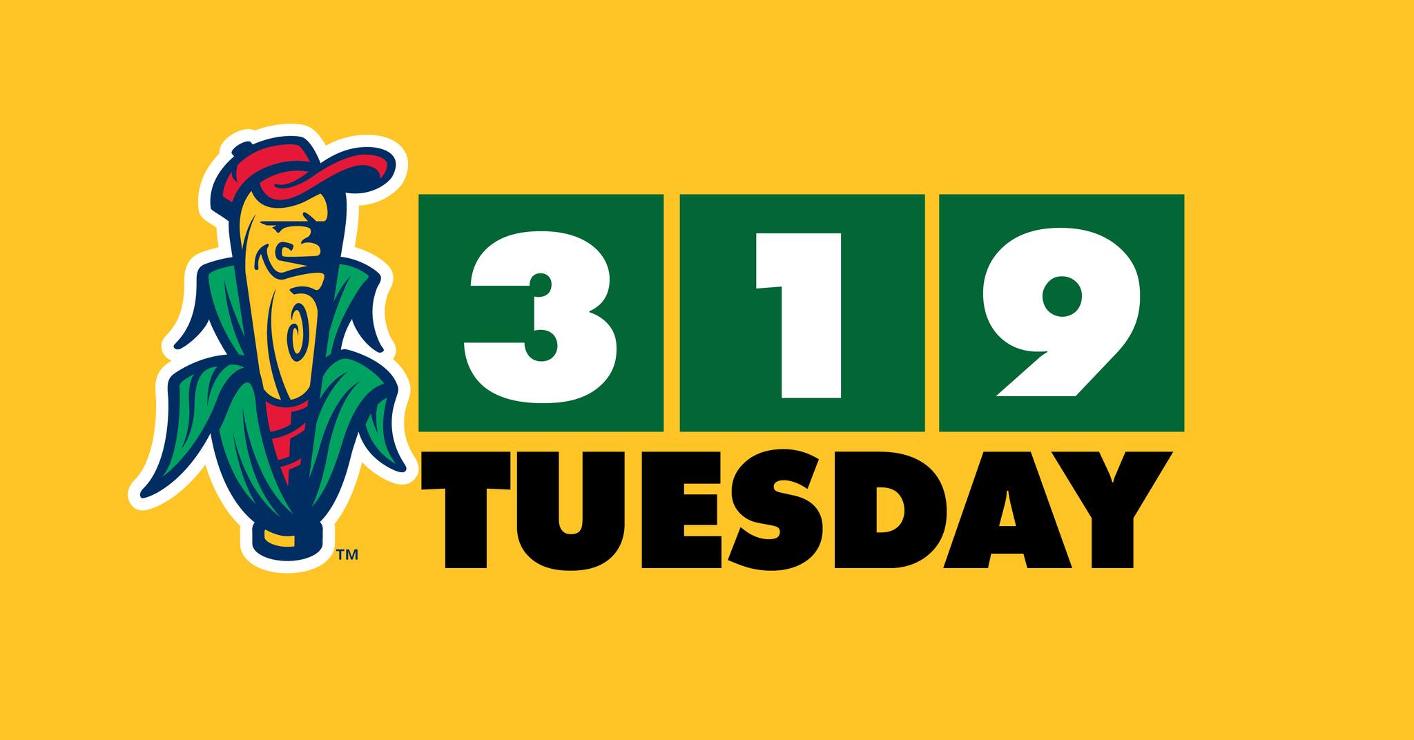 Cedar Rapids Kernels home game - 3-1-9 Tuesday (7/22) | Hoopla