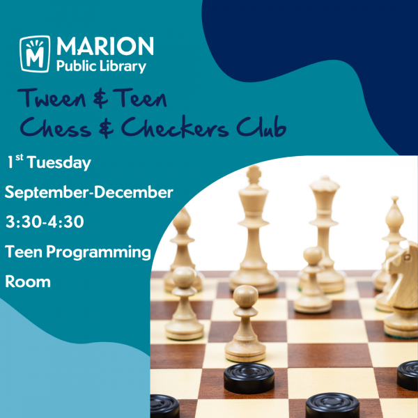 Tween & Teen Chess and Checkers Club | Hoopla