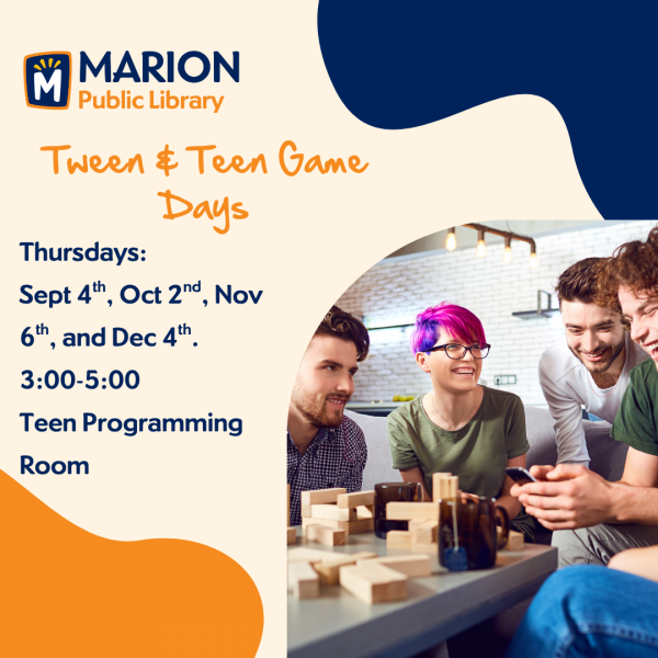 Tween and Teen Game Days | Hoopla