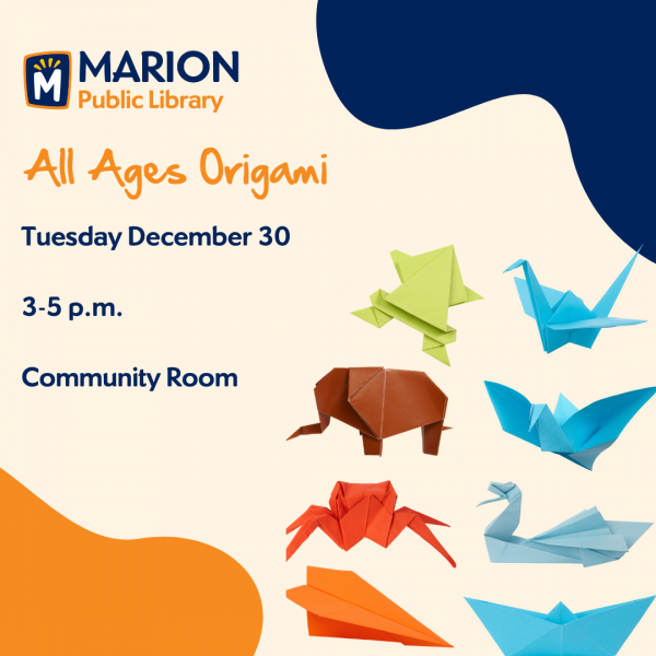 All Ages Origami Program | Hoopla
