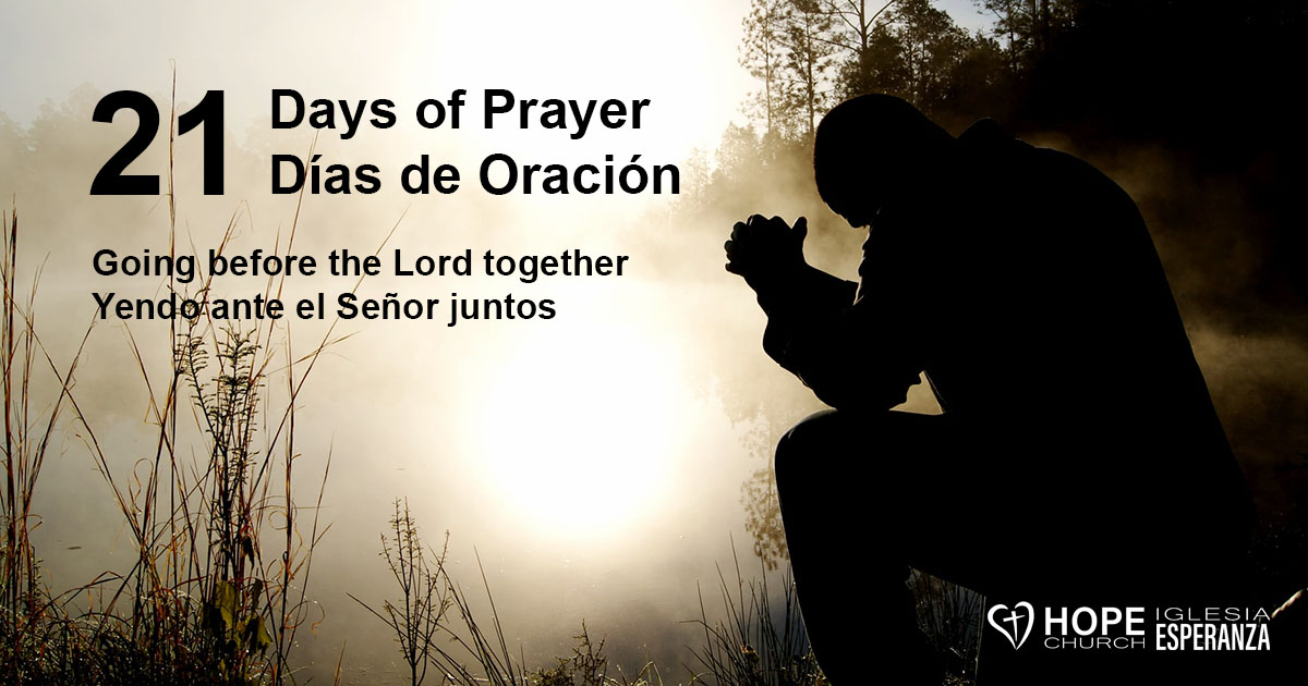 21 Days of Prayer – Hope Church