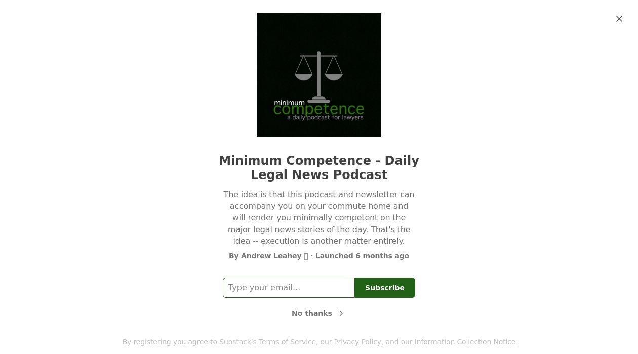 Minimum Competence - InboxReads