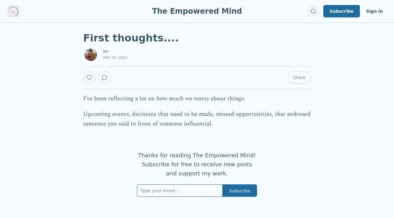 The Empowered Mind - InboxReads