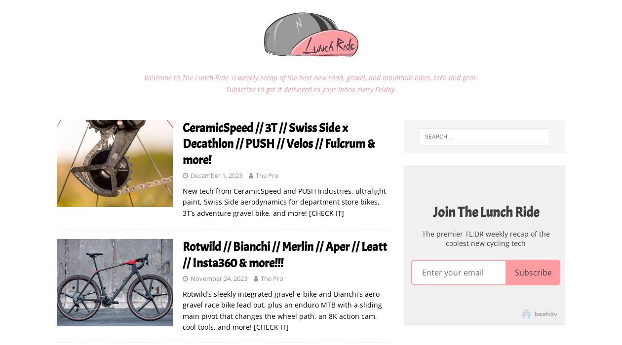 The Lunch Ride - InboxReads