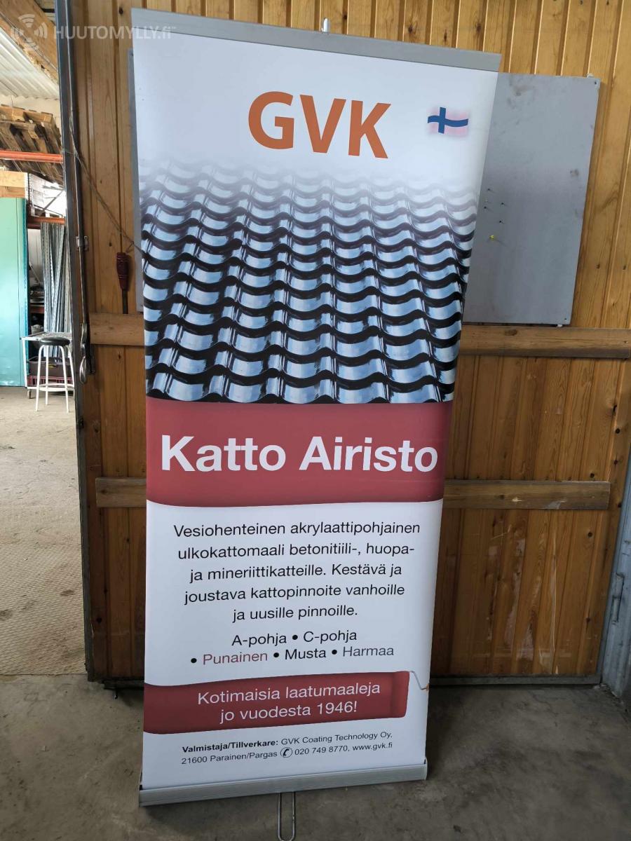 Alumiinirunkoinen Rullattava Esite-Teline, kokoonmenevä mainostila ...