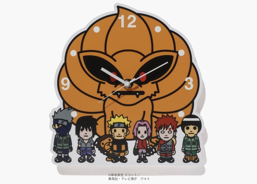 Bape x naruto Bape Baby Milo Naruto T-Shirt Adult Small White A Bathing Ape