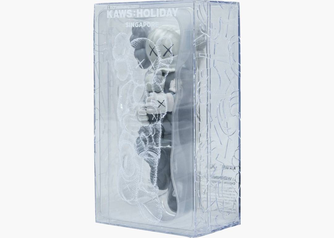 KAWS HOLIDAY SINGAPORE Figure Grey | Hype Clothinga KAWS HOLIDAY SINGAPORE Figure Grey | Hype Clothinga