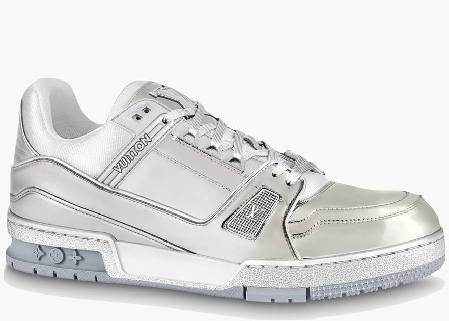 Louis Vuitton Trainer Silver White | Hype Clothinga Louis Vuitton Trainer Silver White | Hype Clothinga