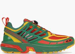 Salomon ACS PRO Advanced Kar L'Art de L'Automobile Green Red Salomon ACS PRO Advanced Kar L'Art de L'Automobile Green Red