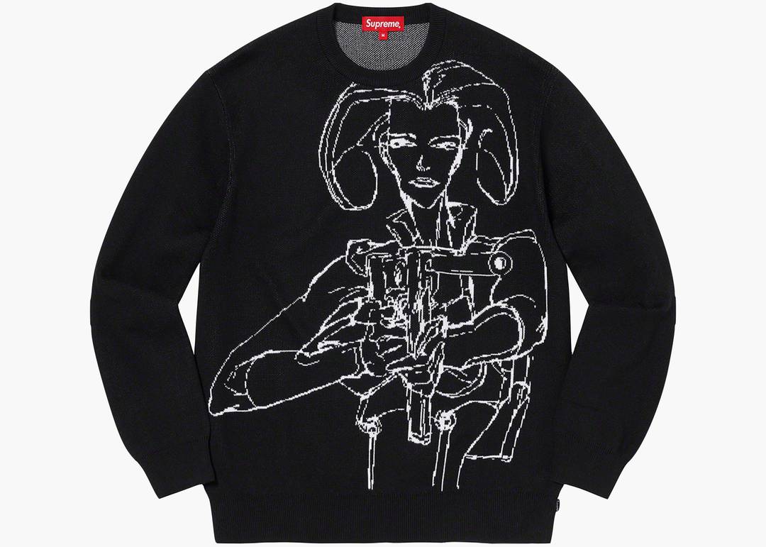 Supreme Aeon Flux Sweater Black | Hype Clothinga Supreme Aeon Flux Sweater Black | Hype Clothinga