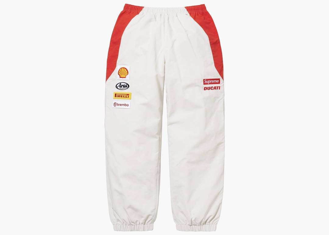 Supreme Ducati Track Pant Light Grey | Hype Clothinga Supreme Ducati Track Pant Light Grey | Hype Clothinga