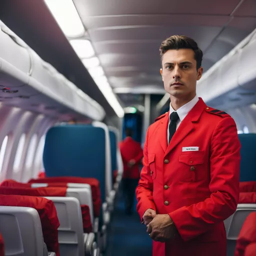 Airplane Steward Face Swap | Hyperspace.ai