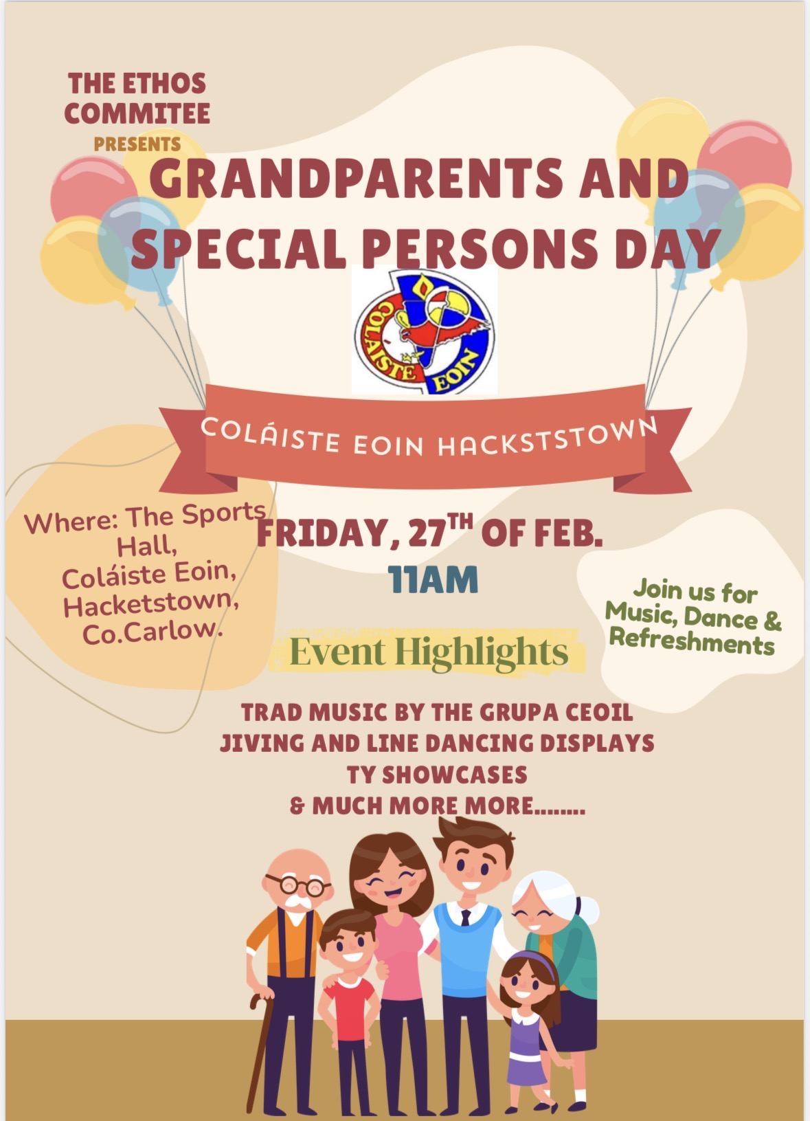 A Special Day Celebrating Grandparents and Special Persons | Coláiste ...