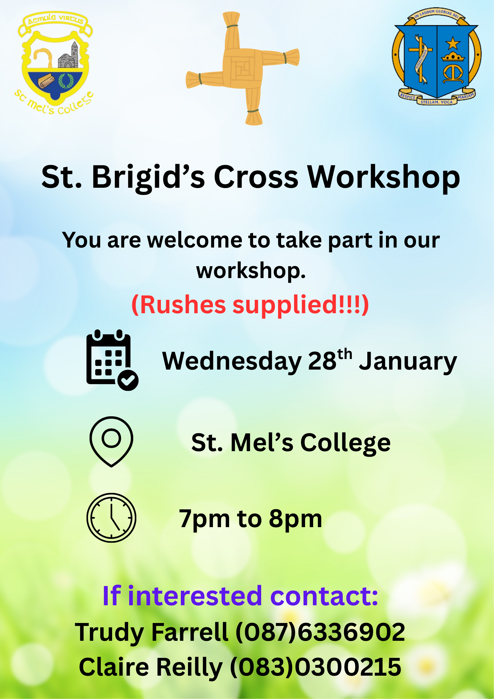 19th - 23rd January School News | St. Mel's College