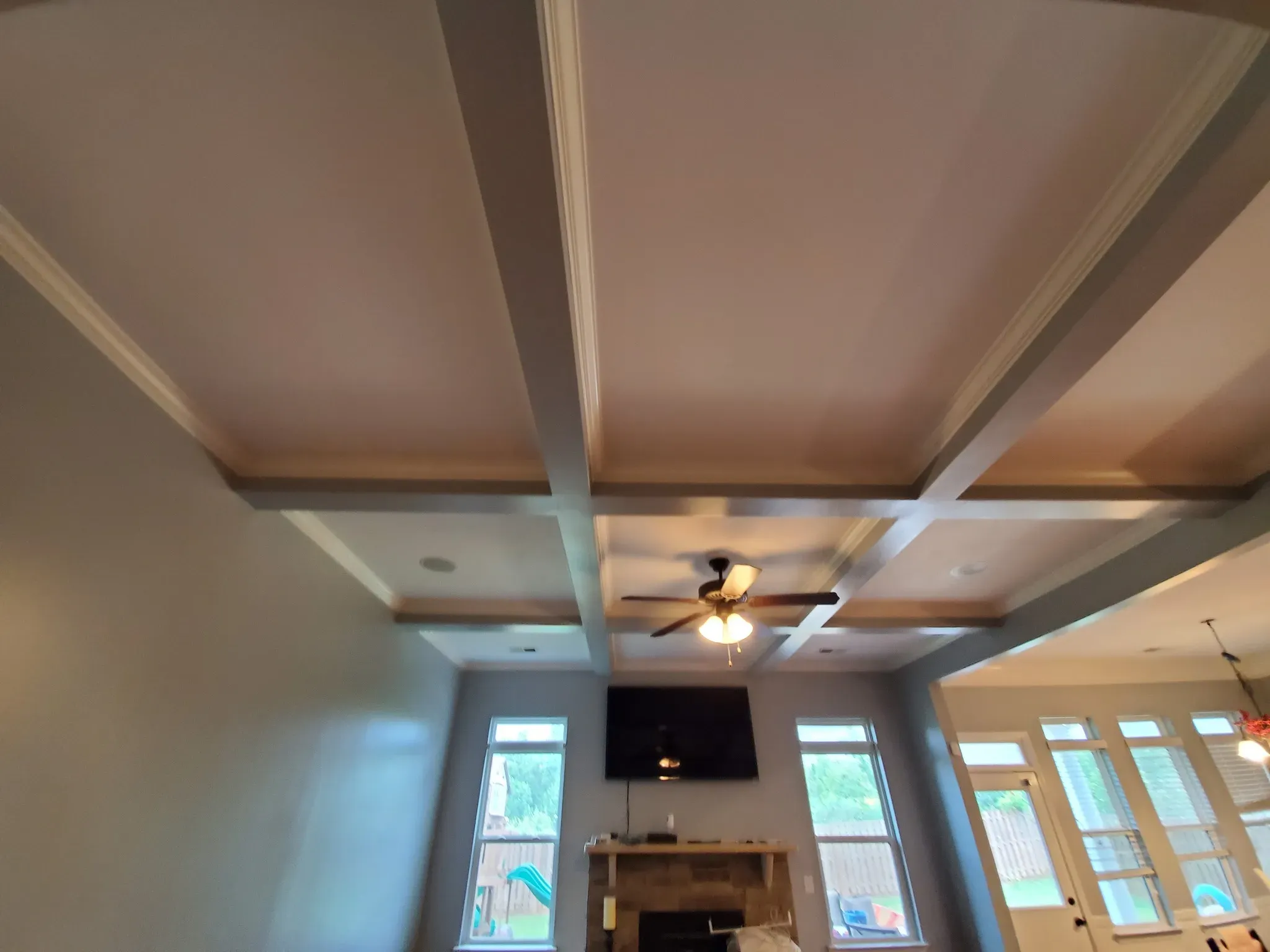 A painted ceiling in South Carolina.