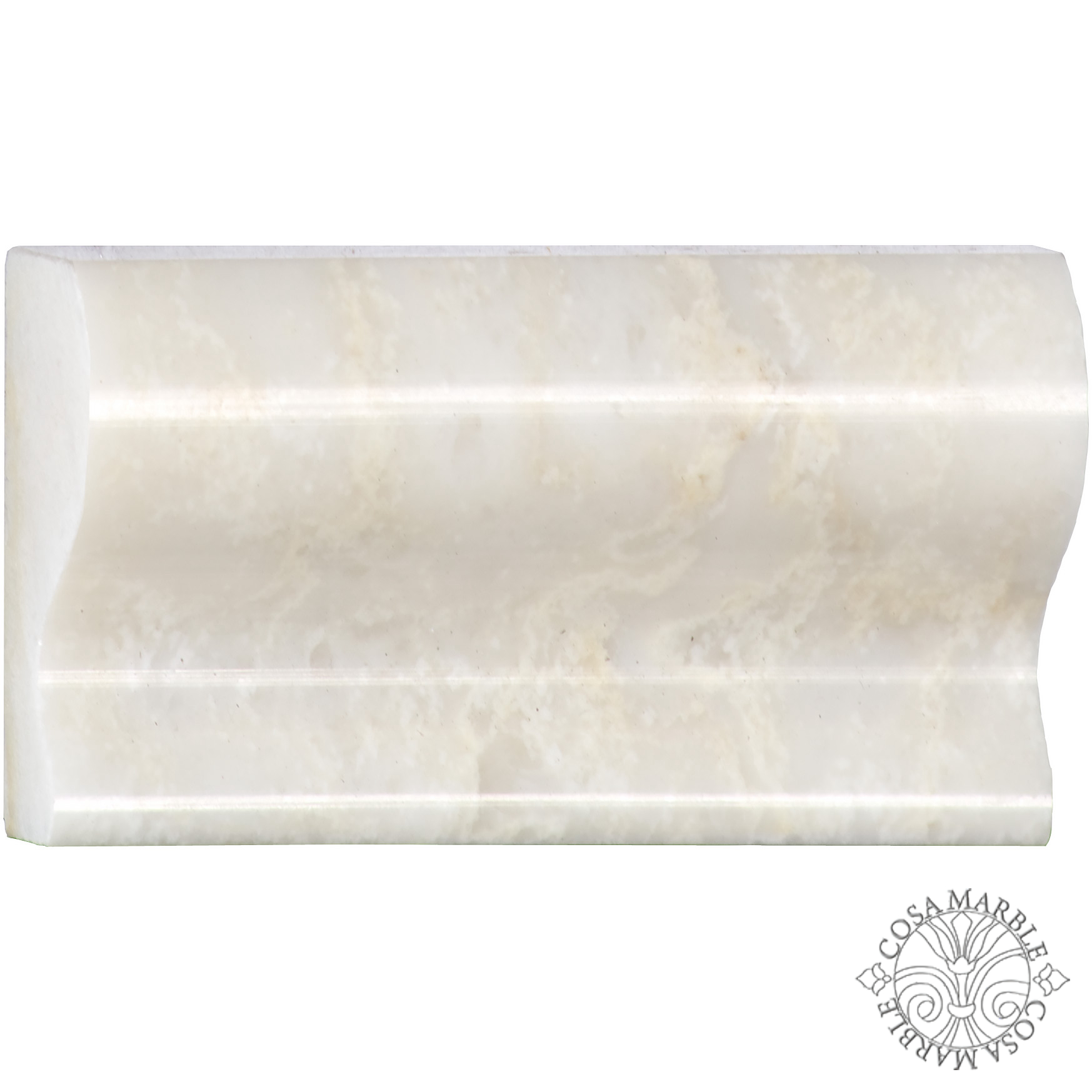 Cosa Marble: Ogee 1 3/4 x 12 | stone-tiles