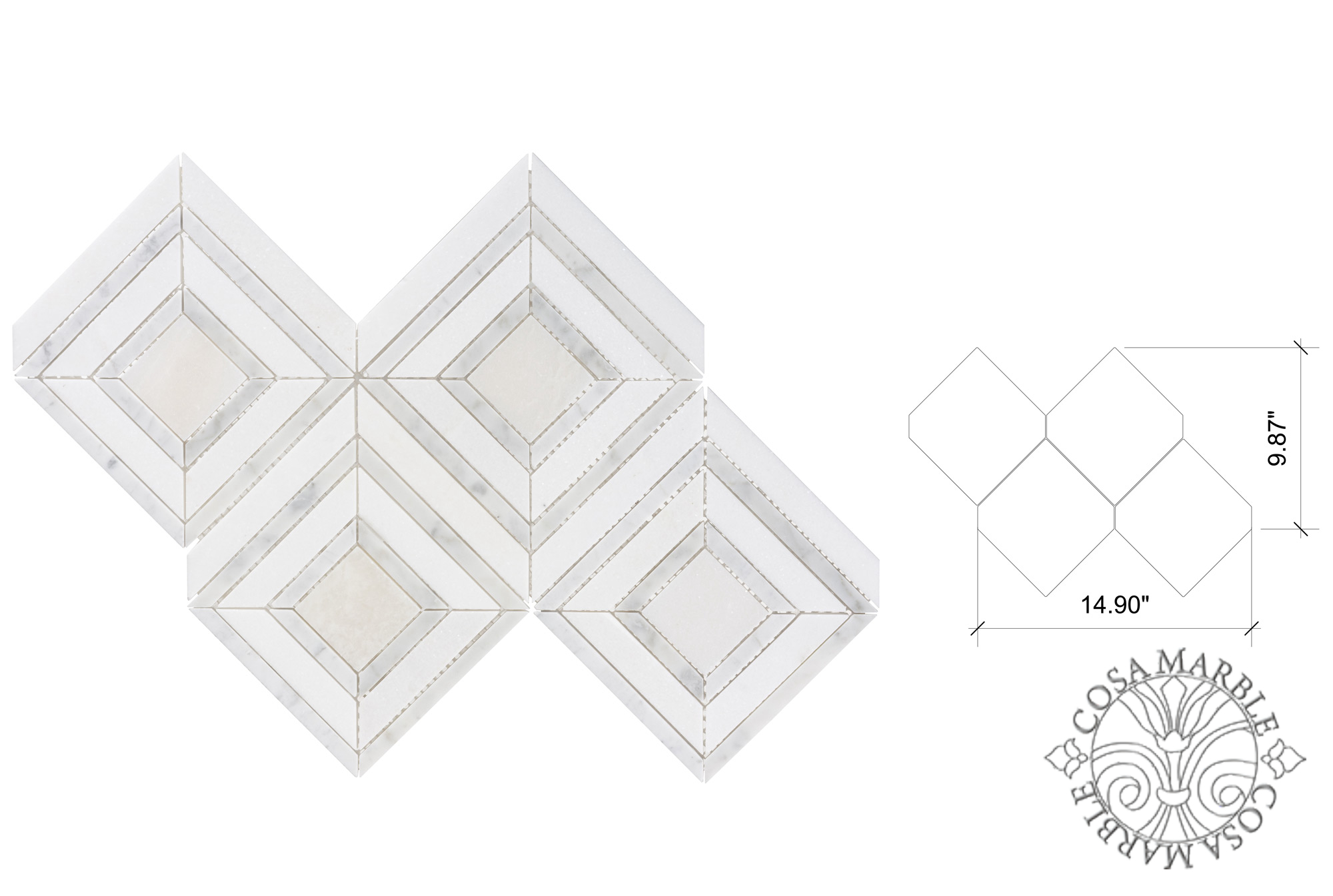 Cosa Marble: Clyde MWH/TWH/CWH | floors-and-wall-patterns
