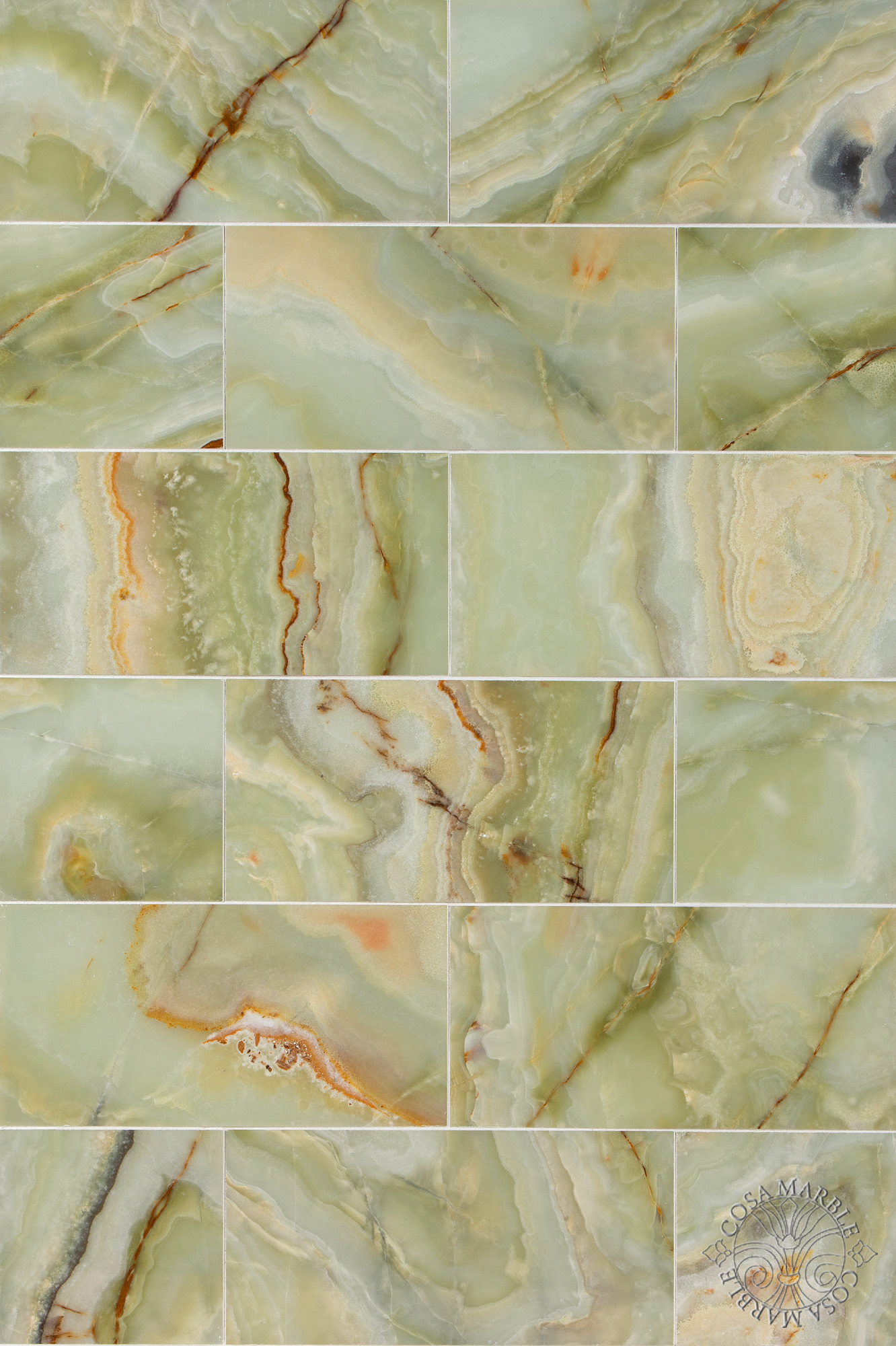 Cosa Marble: 6 x 12 Polished | stone-tiles