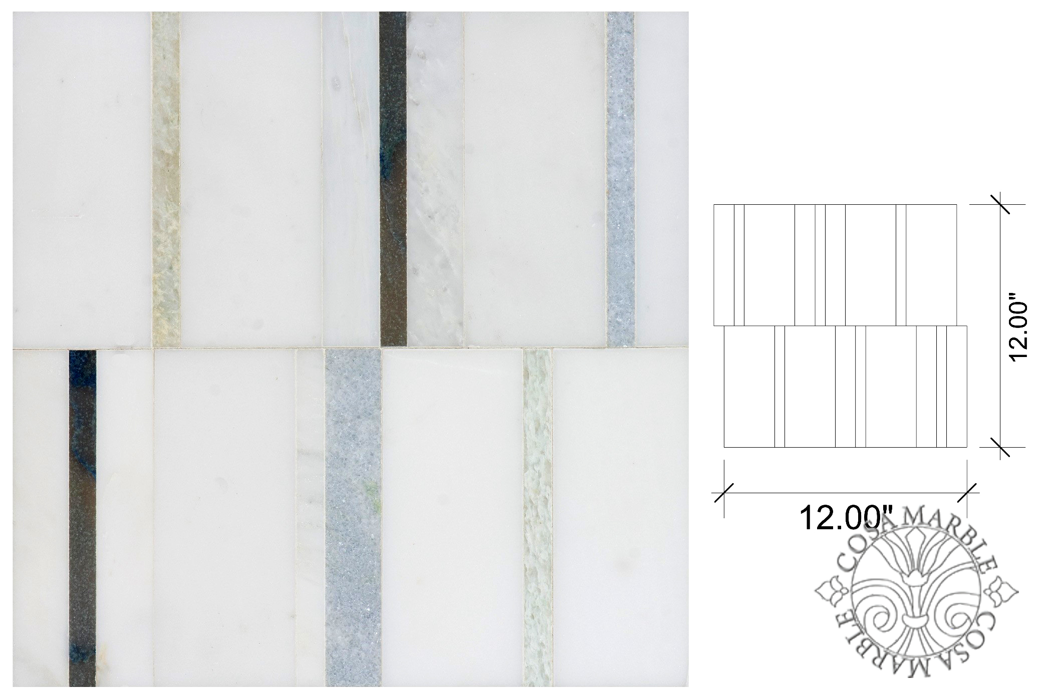 Cosa Marble: Madison Blue | floors-and-wall-patterns