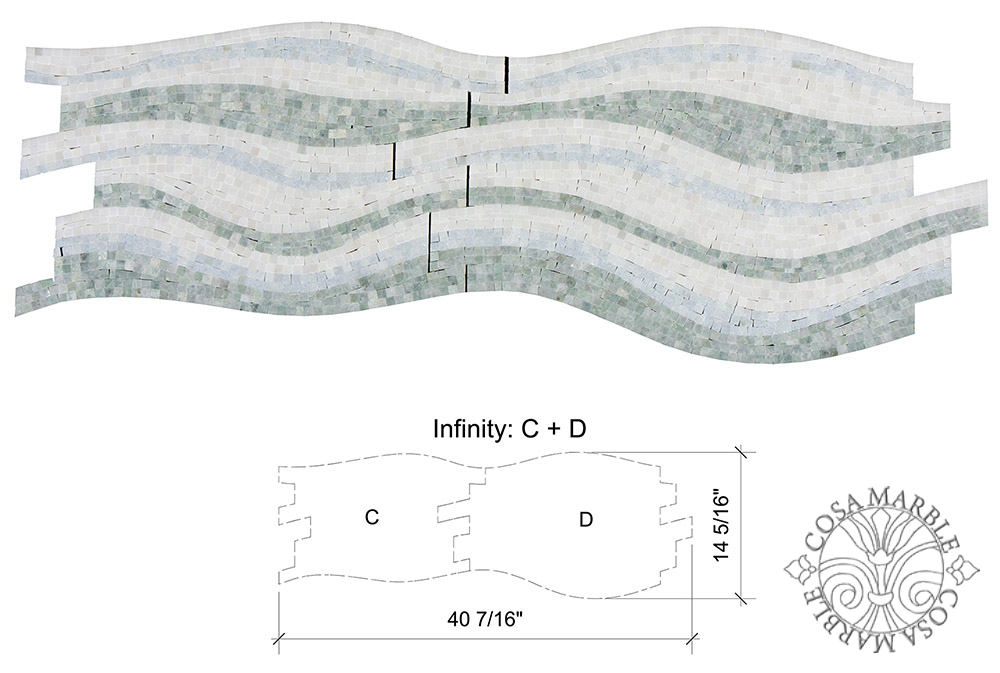 Cosa Marble: Infinity Green (C+D): AWH/ BCH/ MGH | floors-and-wall-patterns