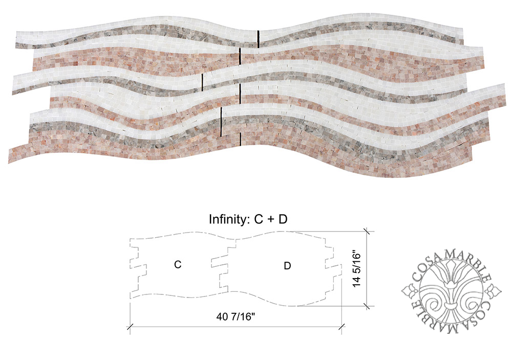 Cosa Marble: Infinity Pink (C+D): AWH/ NDPH/ PPH | floors-and-wall-patterns