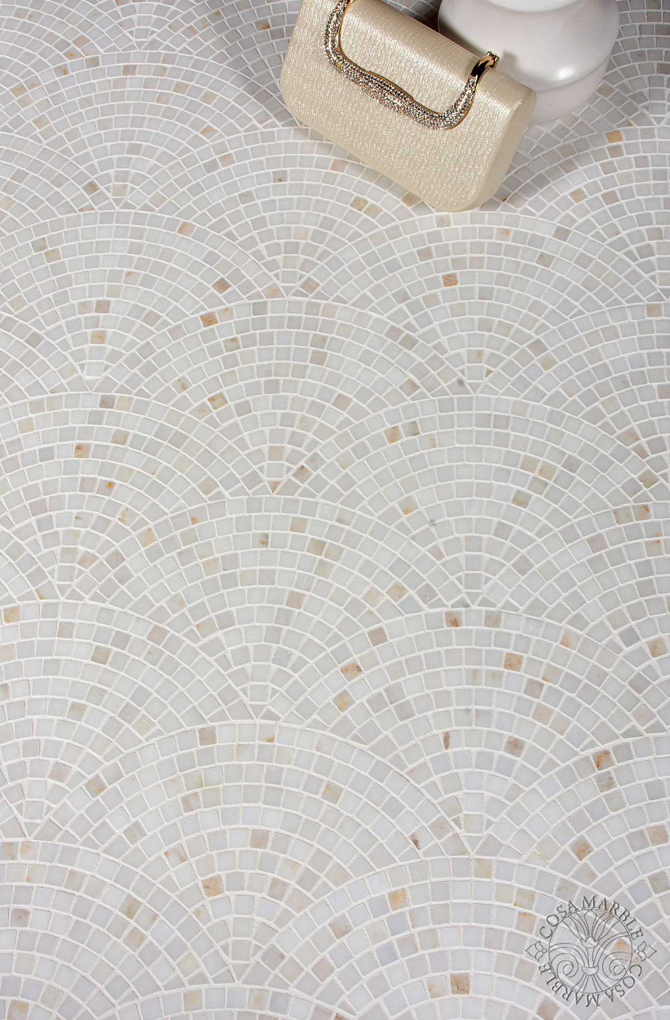 Cosa Marble: Veranda: Calacatta Monet Honed | floors-and-wall-patterns