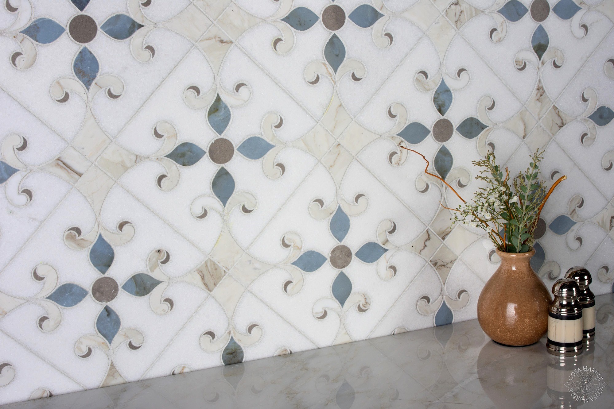 Cosa Marble: Chateau: TW, CDG, CG, MB | floors-and-wall-patterns