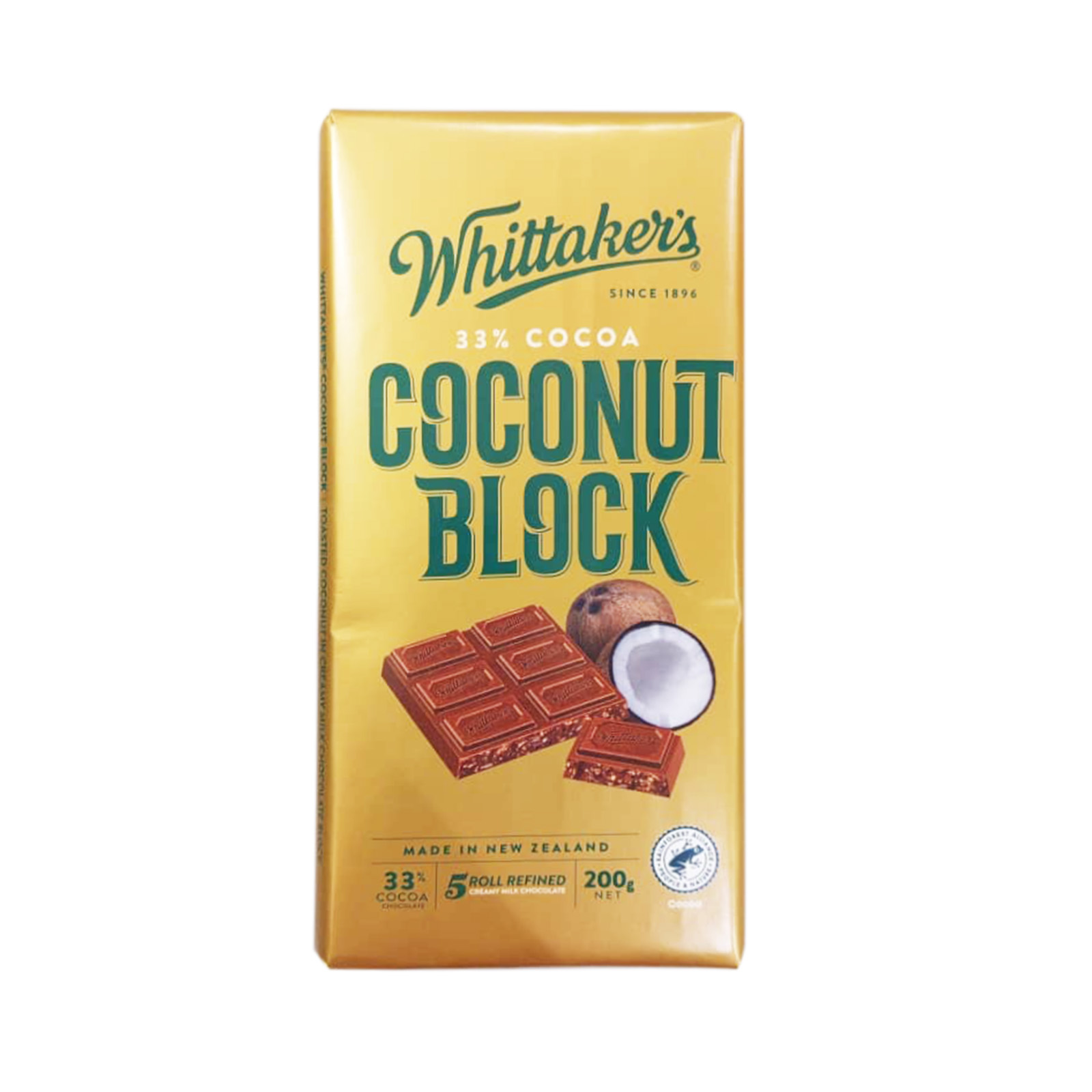 Whittakers Block Coconut 200g