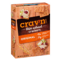 Crav'n Flavor Crackers, Original, Woven Wheats