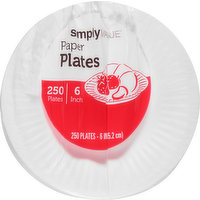 Simply Value Paper Plates, 6 Inch - Smart & Final