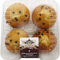 First Street Muffins, Chocolate Chip - Smart & Final