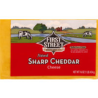 First Street Cheese, Sharp Cheddar, Natural - Smart & Final