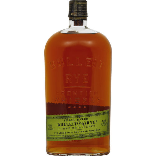 Bulleit 95 Rye Whiskey, Straight 95% Rye Mash - Smart & Final