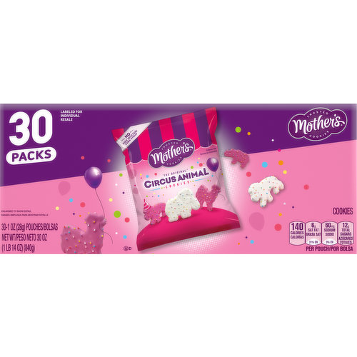Mother's Cookies, Circus Animal, Frosted - Smart & Final