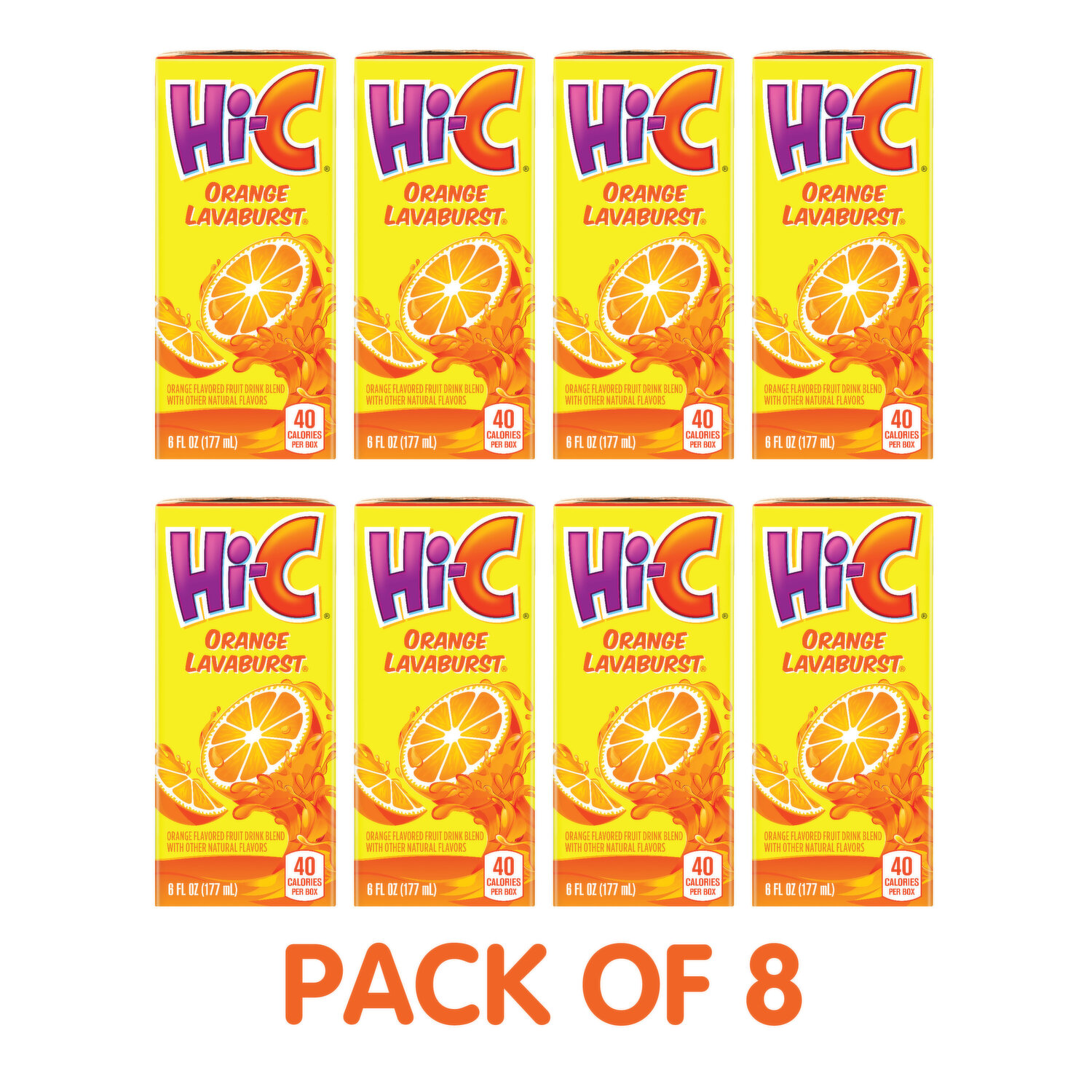 Hi C Orange Lavaburst Juice Boxes Made With Real Fruit Juice Smart Final