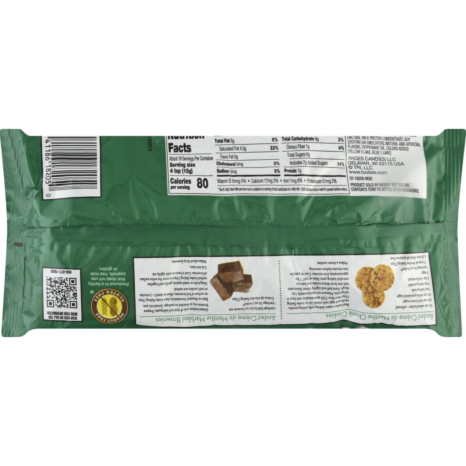 Andes baking chips store