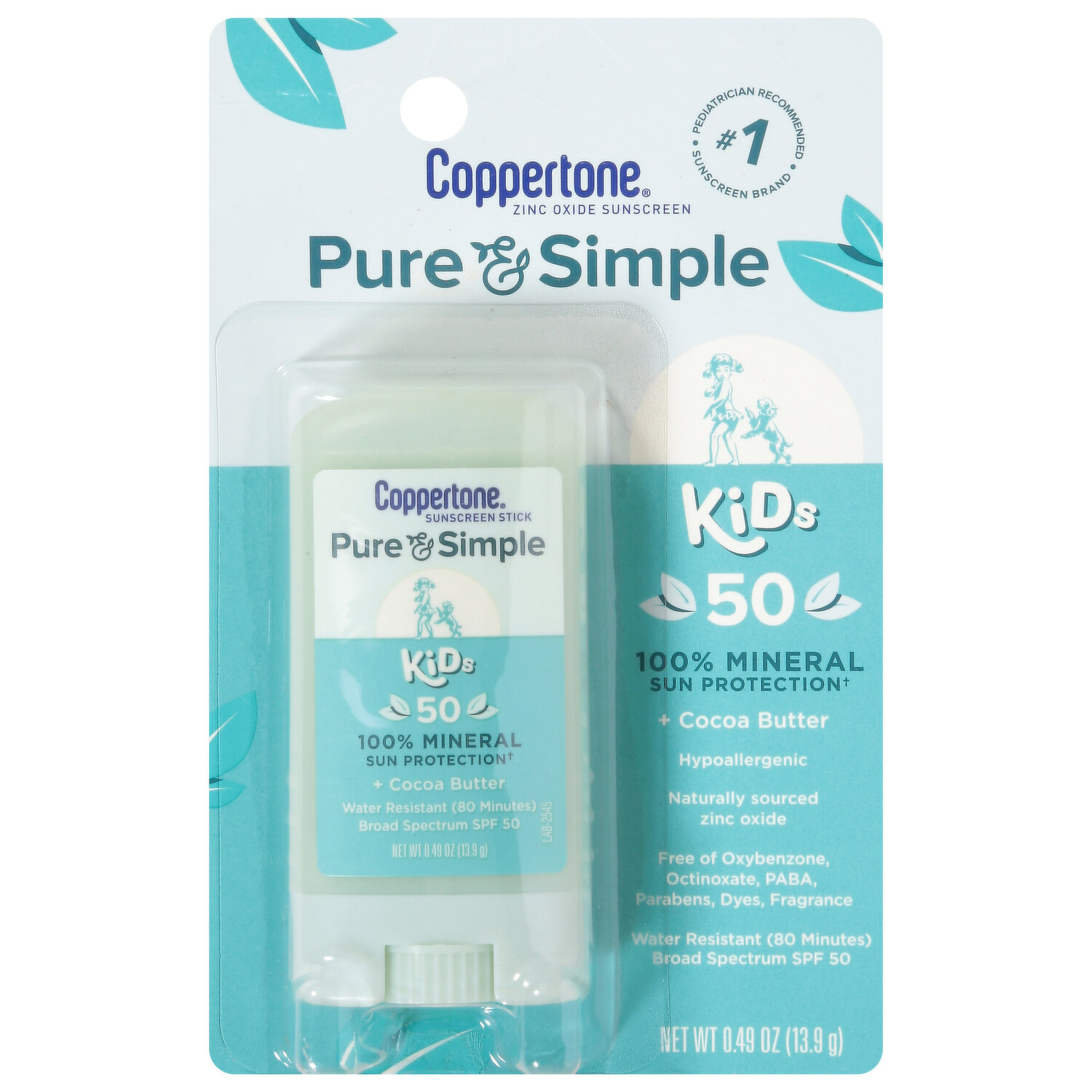 Coppertone pure and simple store
