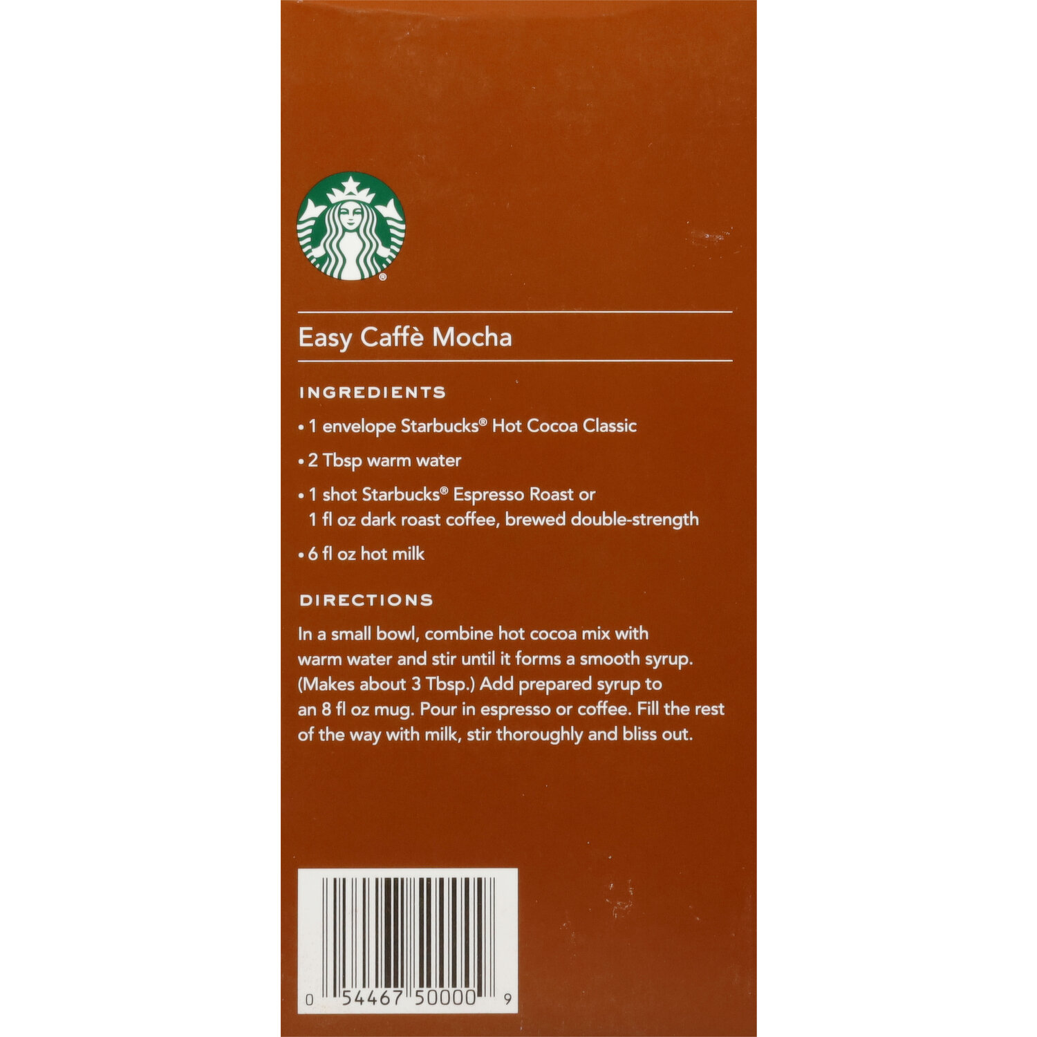 Starbucks hot cocoa mix store
