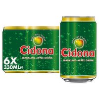 Cidona Sparkling Apple Drink 6 x 330ml - Dunnes Stores
