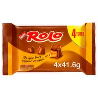 Rolo Milk Chocolate & Caramel Tube Multipack 41.6g 4 Pack - Dunnes Stores