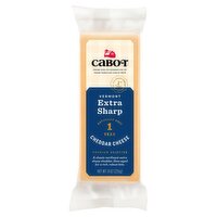 Cabot Extra Sharp Yellow Cheddar Cheese, 8 oz - King Kullen