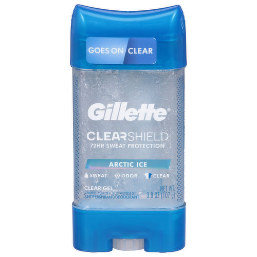 Gillette Antiperspirant/Deodorant, Arctic Ice, Clear Gel