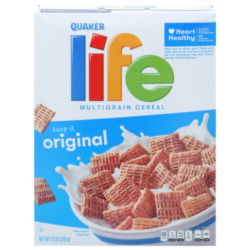 Life Cereal, Multigrain, Original - King Kullen Life Cereal, Multigrain, Original - King Kullen