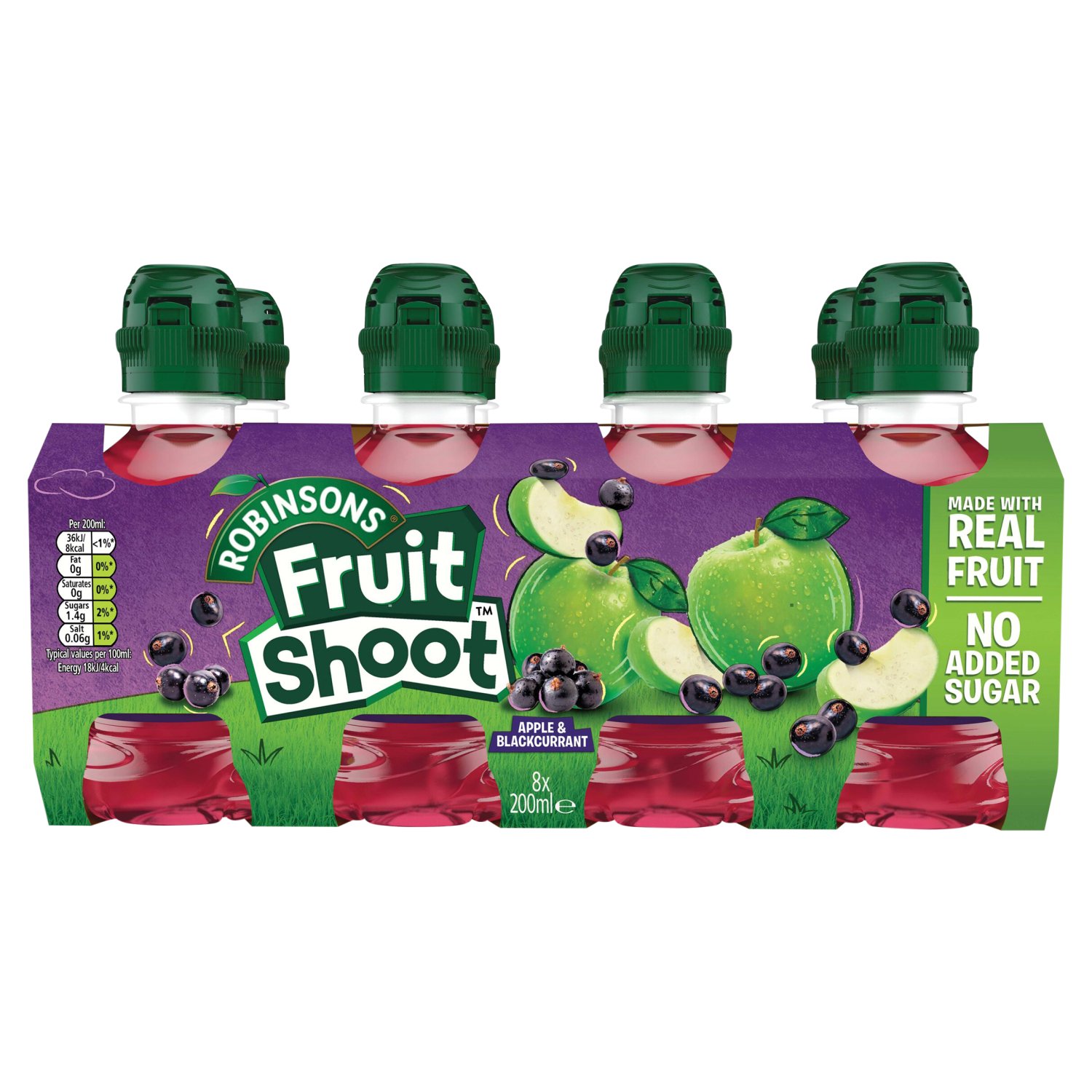 Robinsons Fruit Shoot Apple & Blackcurrant 8 Pack (200 ml) - Storefront EN