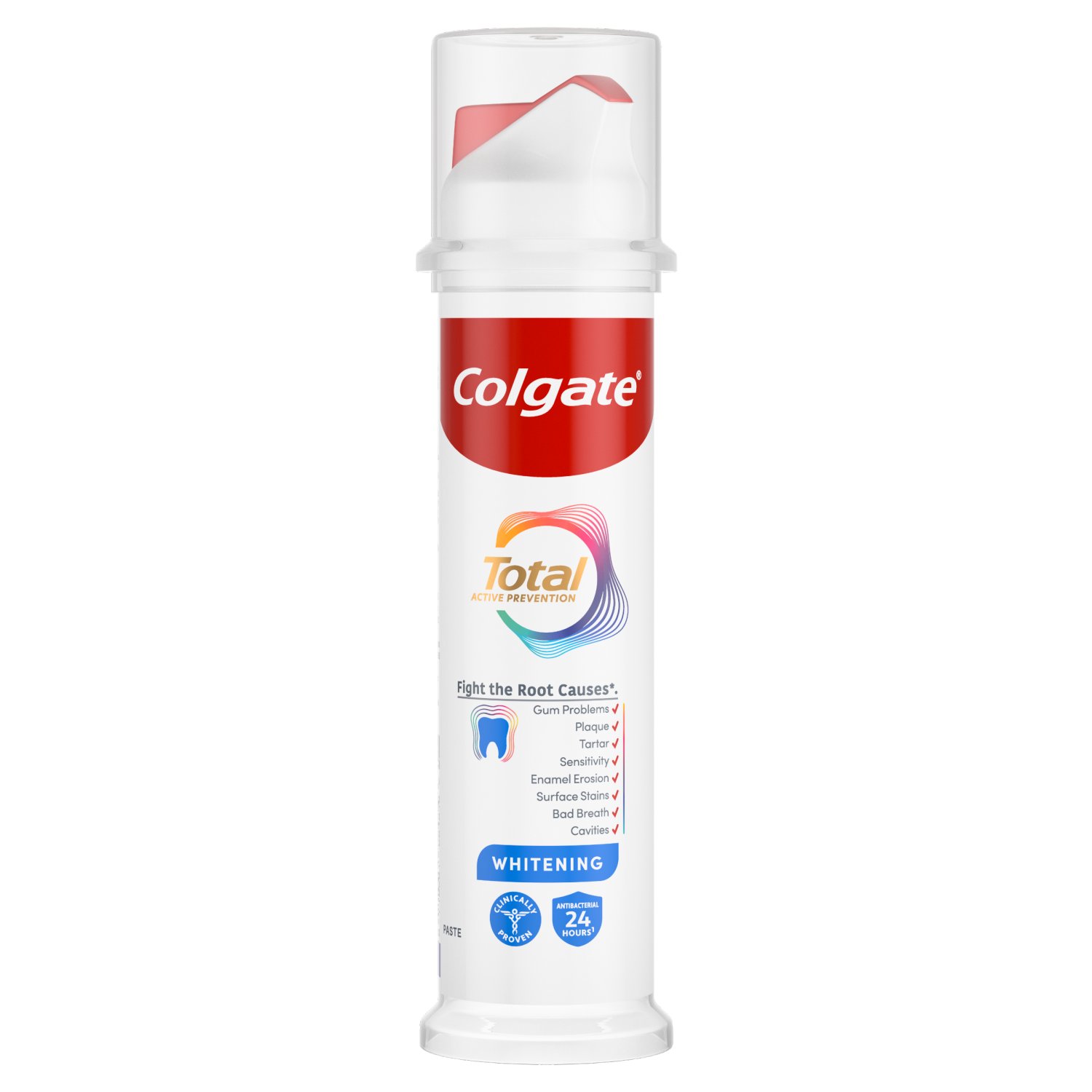 Colgate Total Whitening Toothpaste Pump (100 ml) - Storefront EN