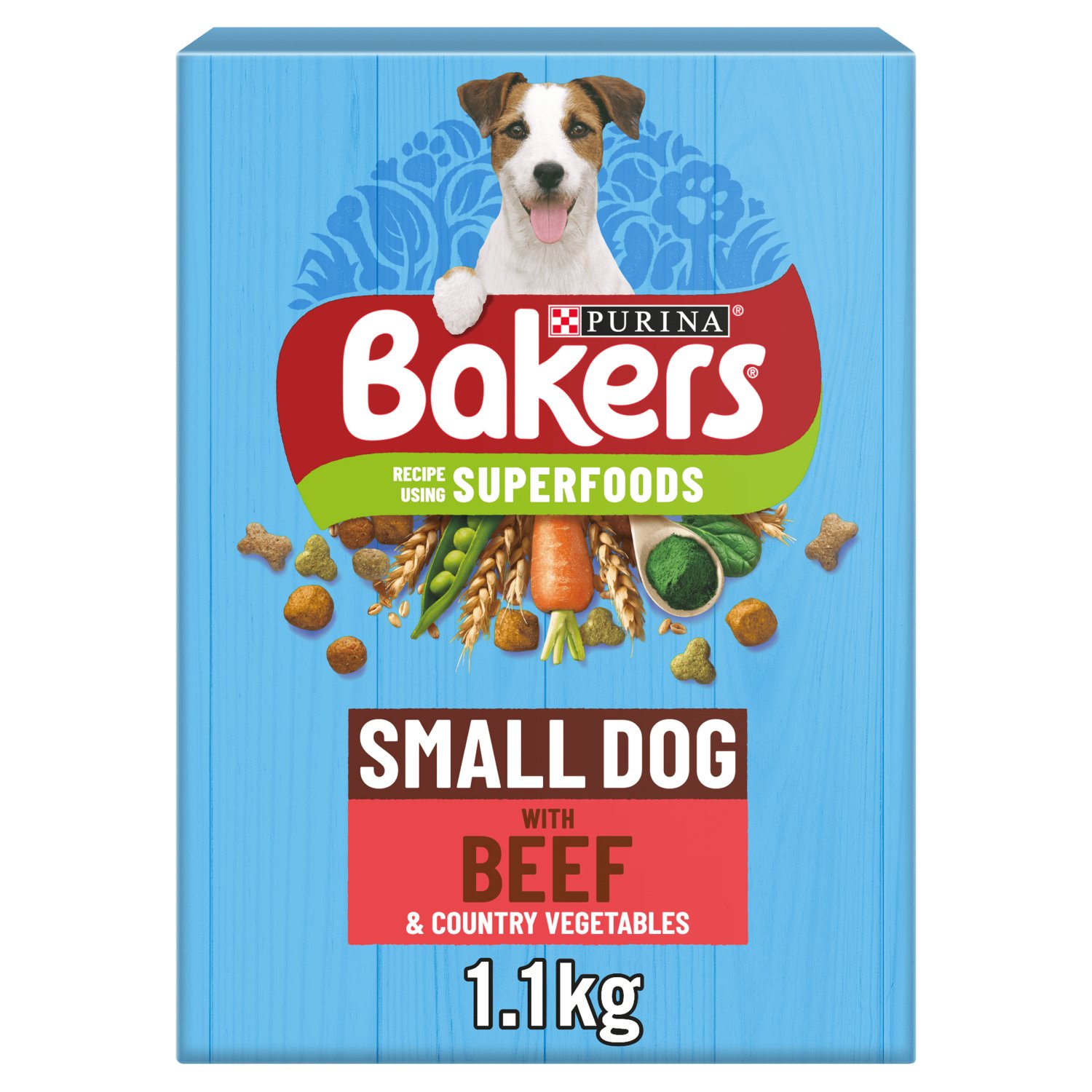Bakers Beef and Vegetable Small Dog Dry Food (1.1 kg) - Storefront EN
