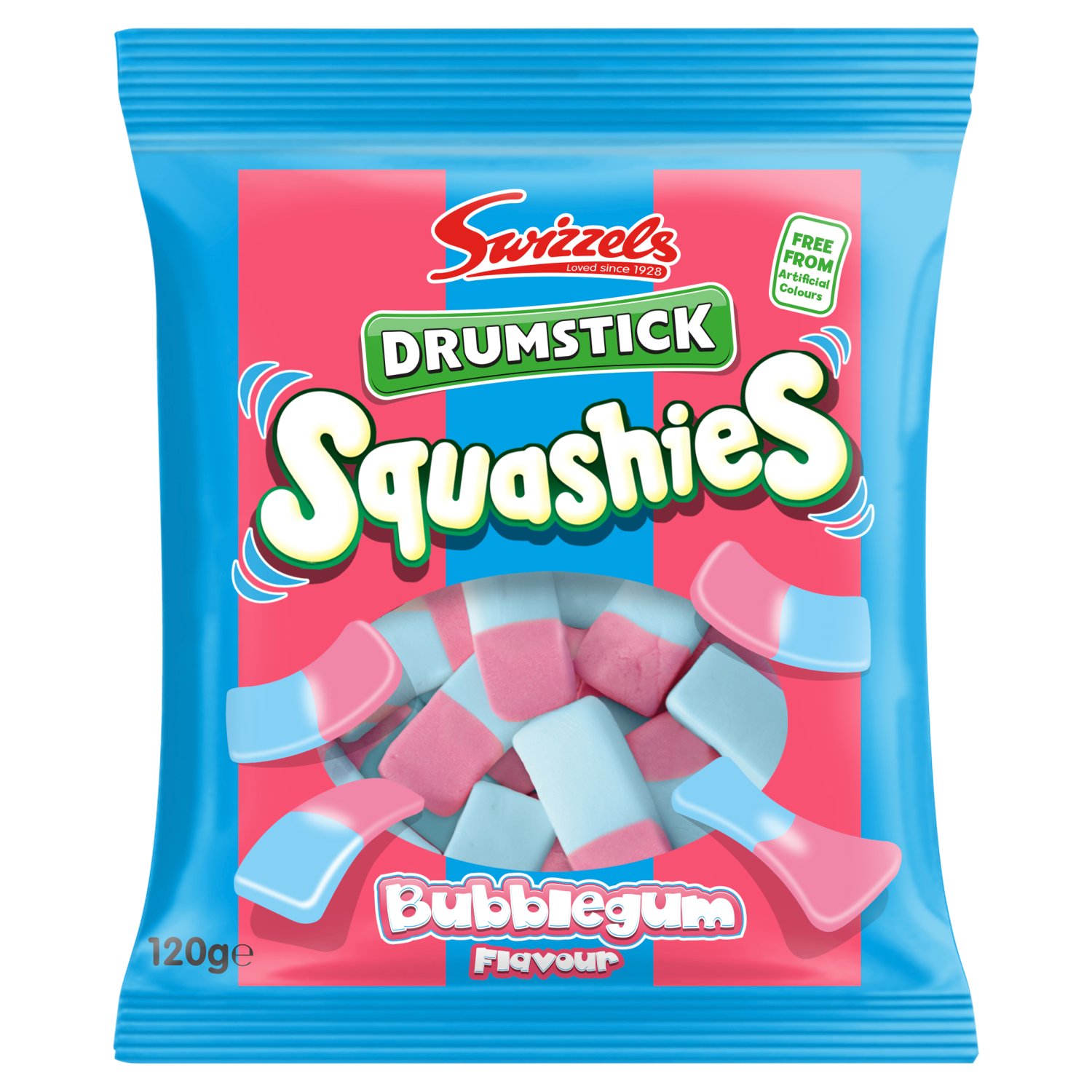 Swizzels Squashies Bubblegum Bag (120 g) - Storefront EN