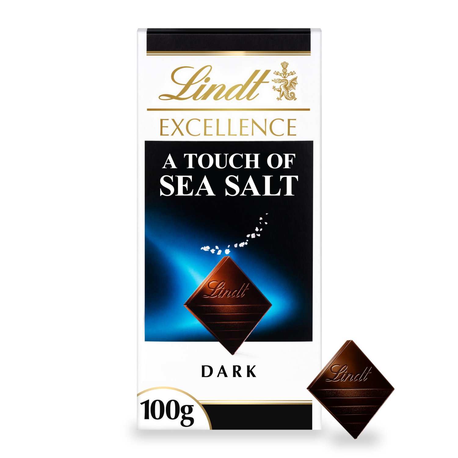 Lindt Excellence Sea Salt Dark Chocolate Bar (100 g) - Storefront EN